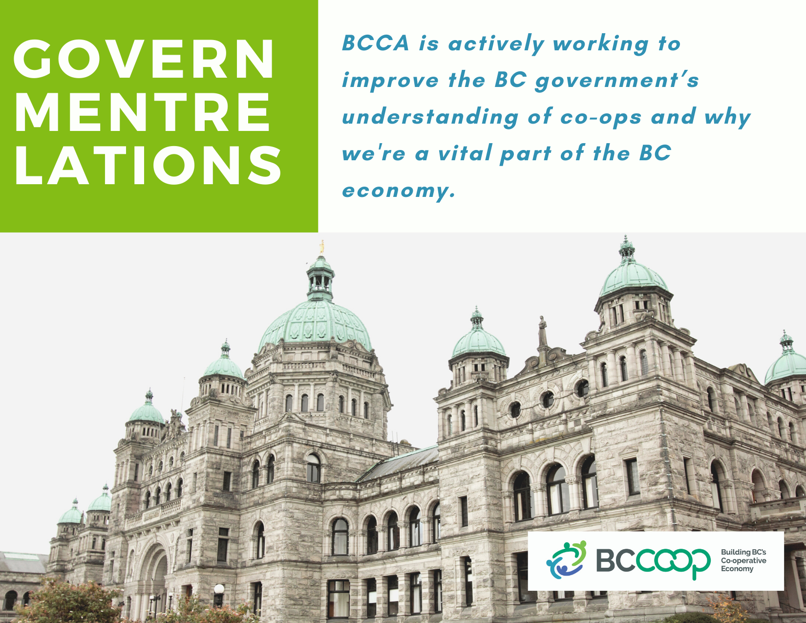 Government Relations - Gaining Traction - BC Coop Association